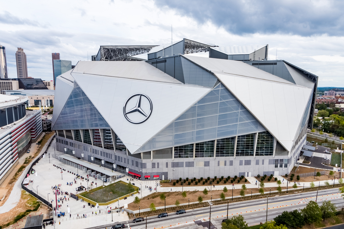 Drones Over Mercedes Benz Stadium - Macatawa Unmanned Systems